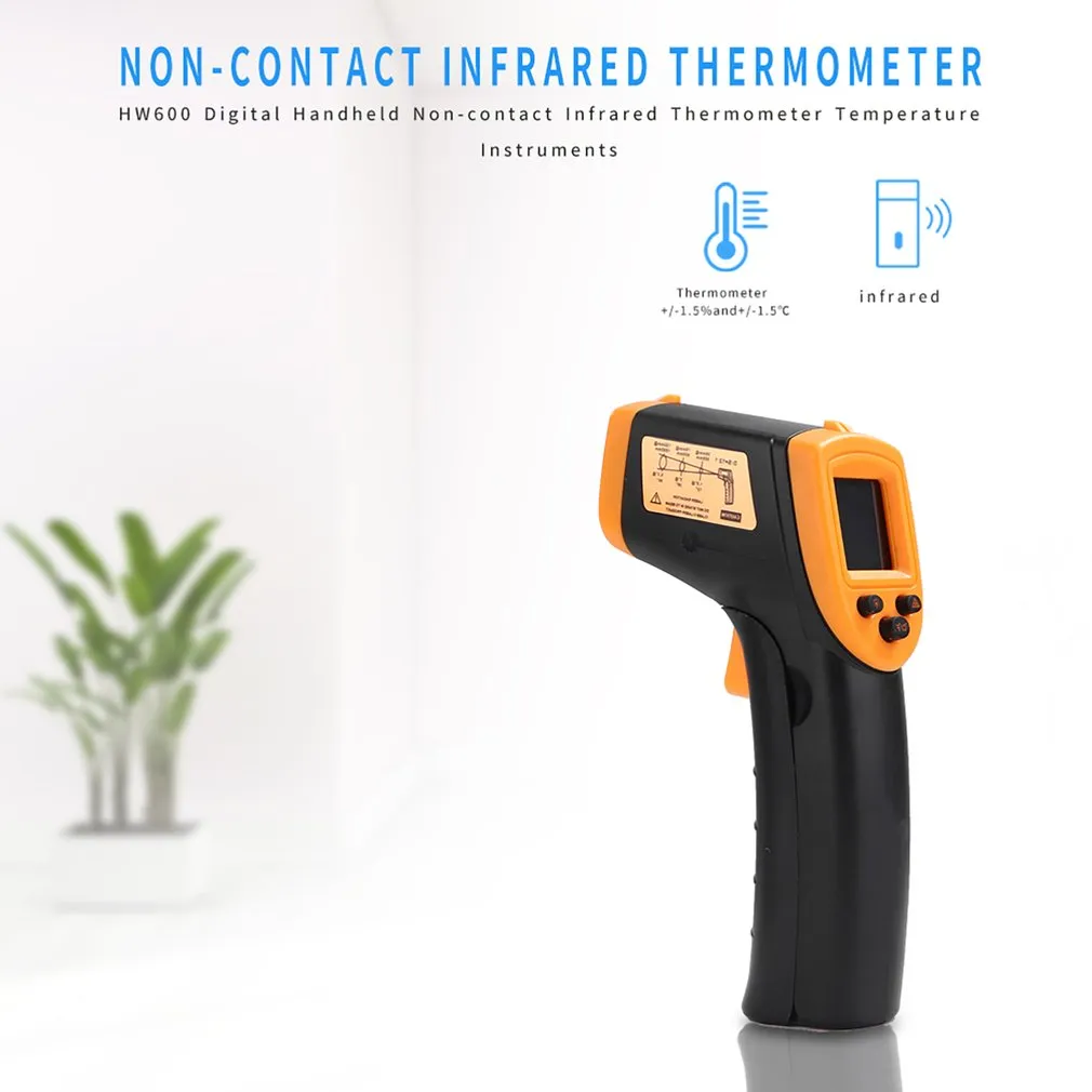 Non-Contact Digital IR Infrared Thermometer - Fast & Accurate Temp ...