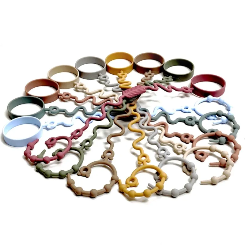 Baby Pacifier Holder Leash Silicone Chain for Infant Pacifiers and ...
