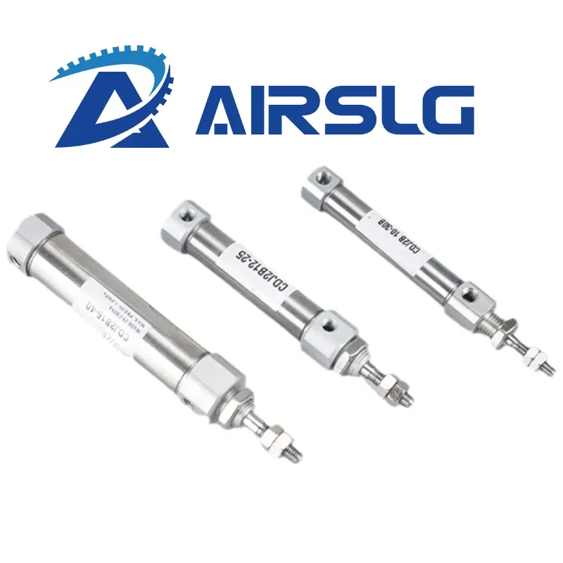 Wholesale Double Acting Pneumatic Air Cylinder Mini Small CDJ2B Type Single Rod 10mm 12mm 16mm ...