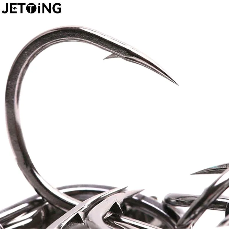 Fishing Hooks Set 30/50/60/70/Iseama Circle Carp Eyed Sizes 3 16# Ring ...