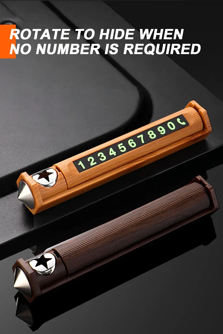 SEAMETAL Car Window Breaker Hammer with Parking Card Holder ...