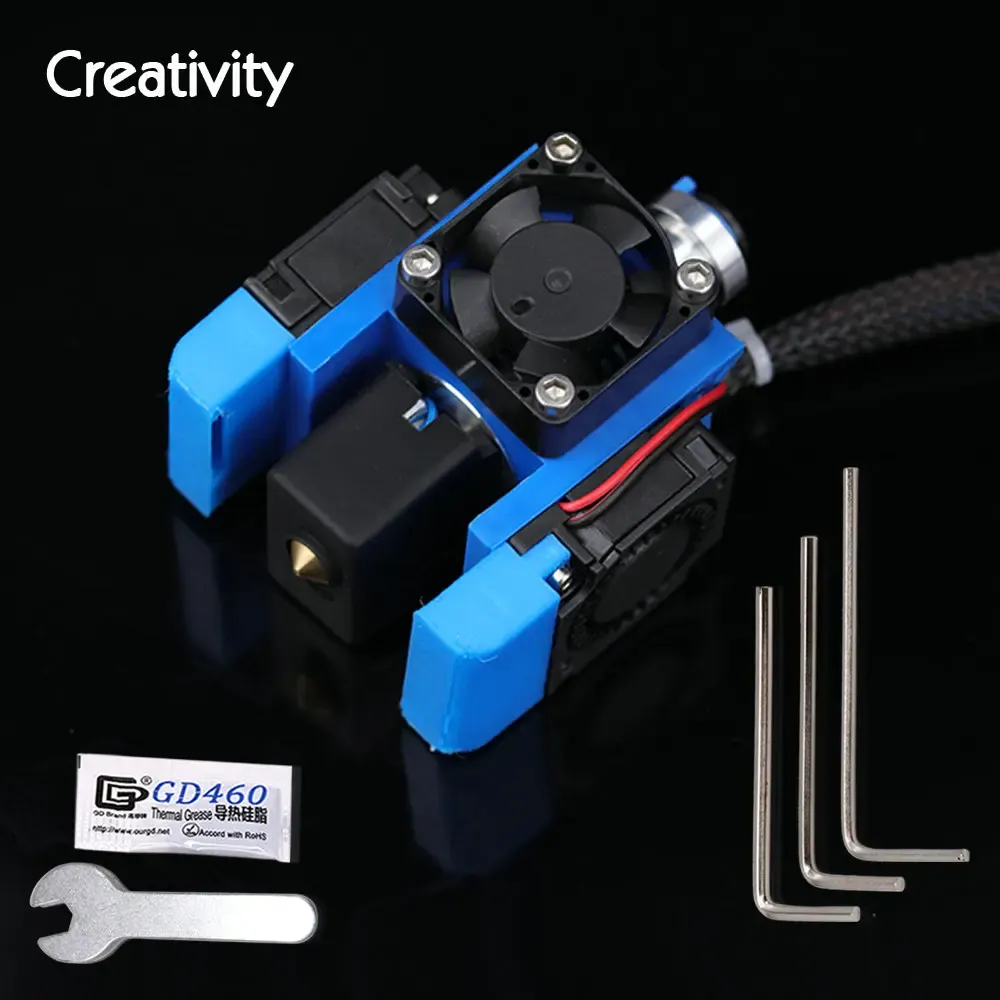 E3D V6 Hotend Kit For Ender 3 All Metal Volcano Nozzle Hotend Extruder ...