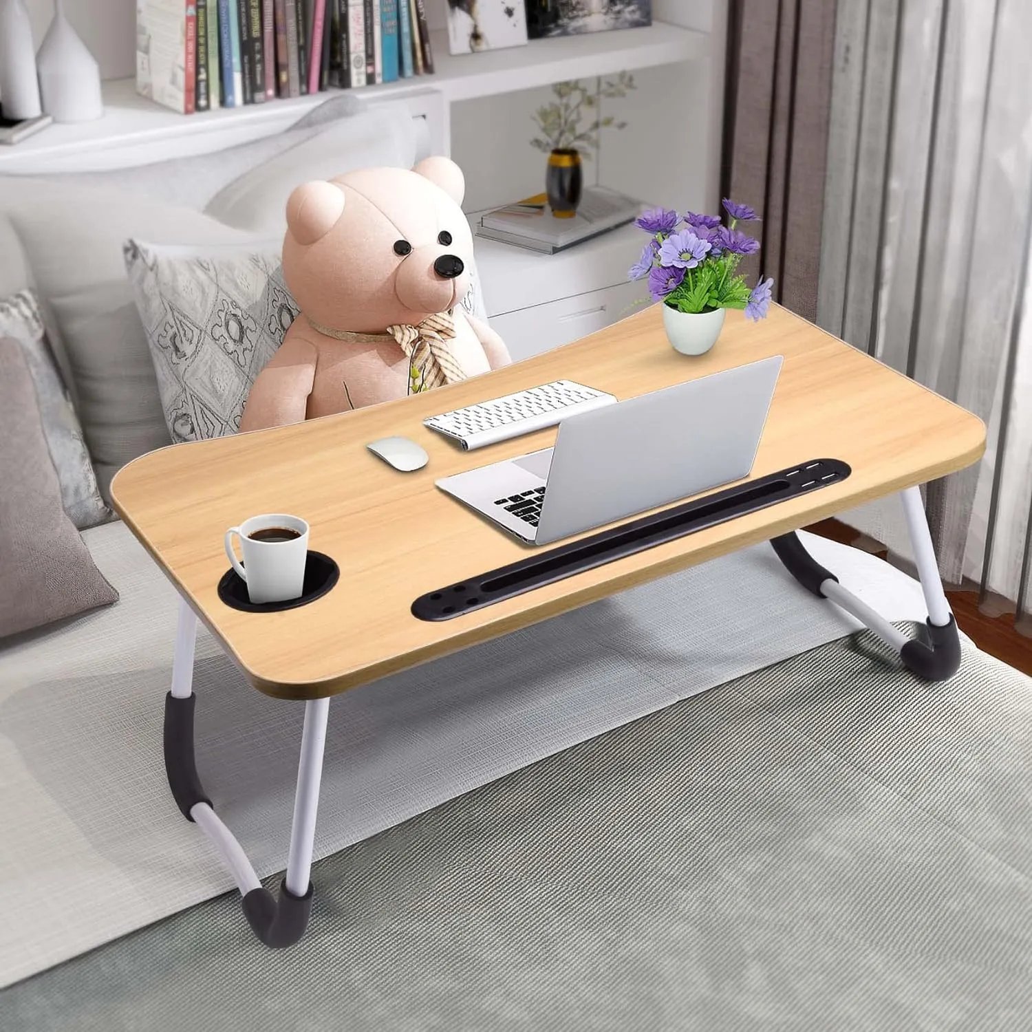 Laptop foldable table for bed store
