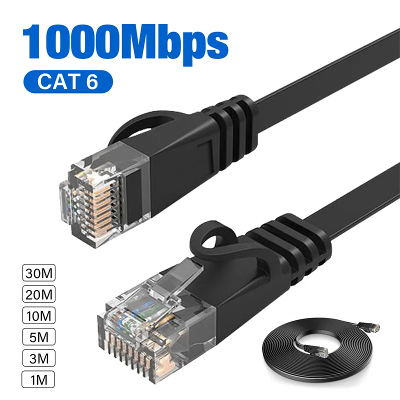 Cat6 Ethernet Cable: High Speed UTP RJ45 Network Patch Cord For PC, PS ...