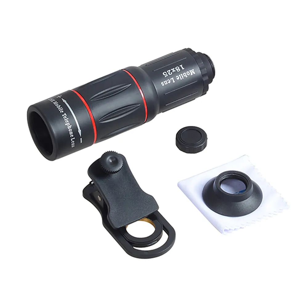 Phone Telephoto Lens 18x25 HD Mobile Telescope Lens, External Zoom ...