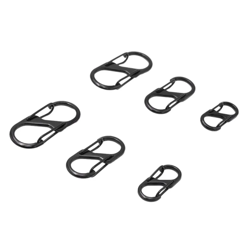 Keychain Clips: S Shaped Carabiner Keychains, Small Spring Clips With ...