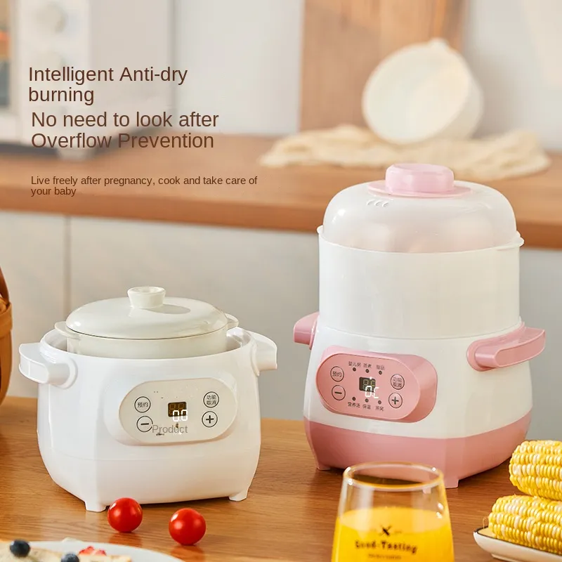 DHgate.com:1L Ceramic Multi-Cooker: Electric Slow Cooker for Stews ...