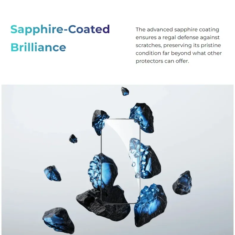 High Definition Tempered Glass Screen Protector: Scratch & Shatter ...