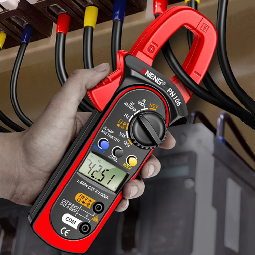 DHgate.com:2024 NCV Multimeter Clamp: 4000 Counts Voltage Current Ohm ...
