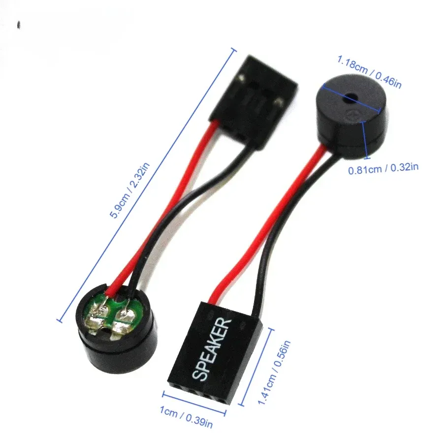 10/Mini Plug Speaker Kit Internal Bios Computer Motherboard Onboard ...