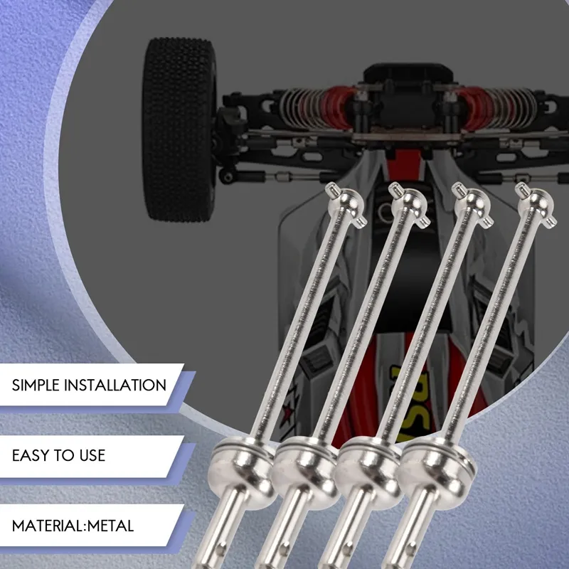 DHgate.com:4PCS Metal Drive Shaft for Wltoys 144001 1/14 4WD RC Car ...