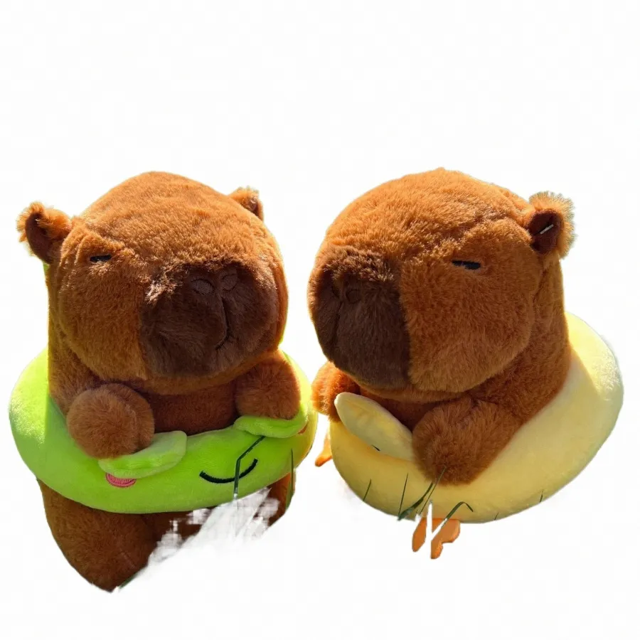 23cm Capybara Sloth Soft Toy Cute Simulation Capibara Anime Fluffty ...