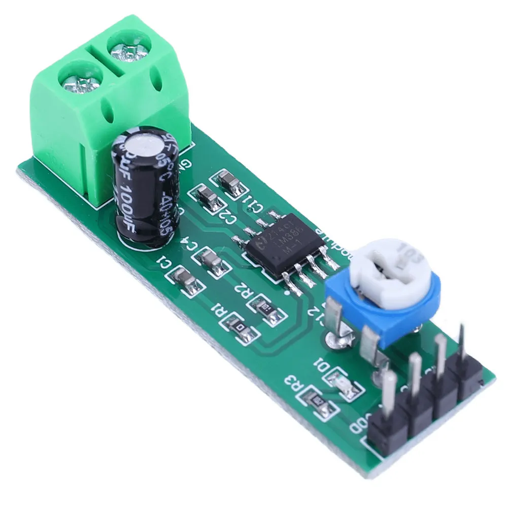 Upgraded LM386 Audio Amplifier Board - High Gain Amp Module, Single ...