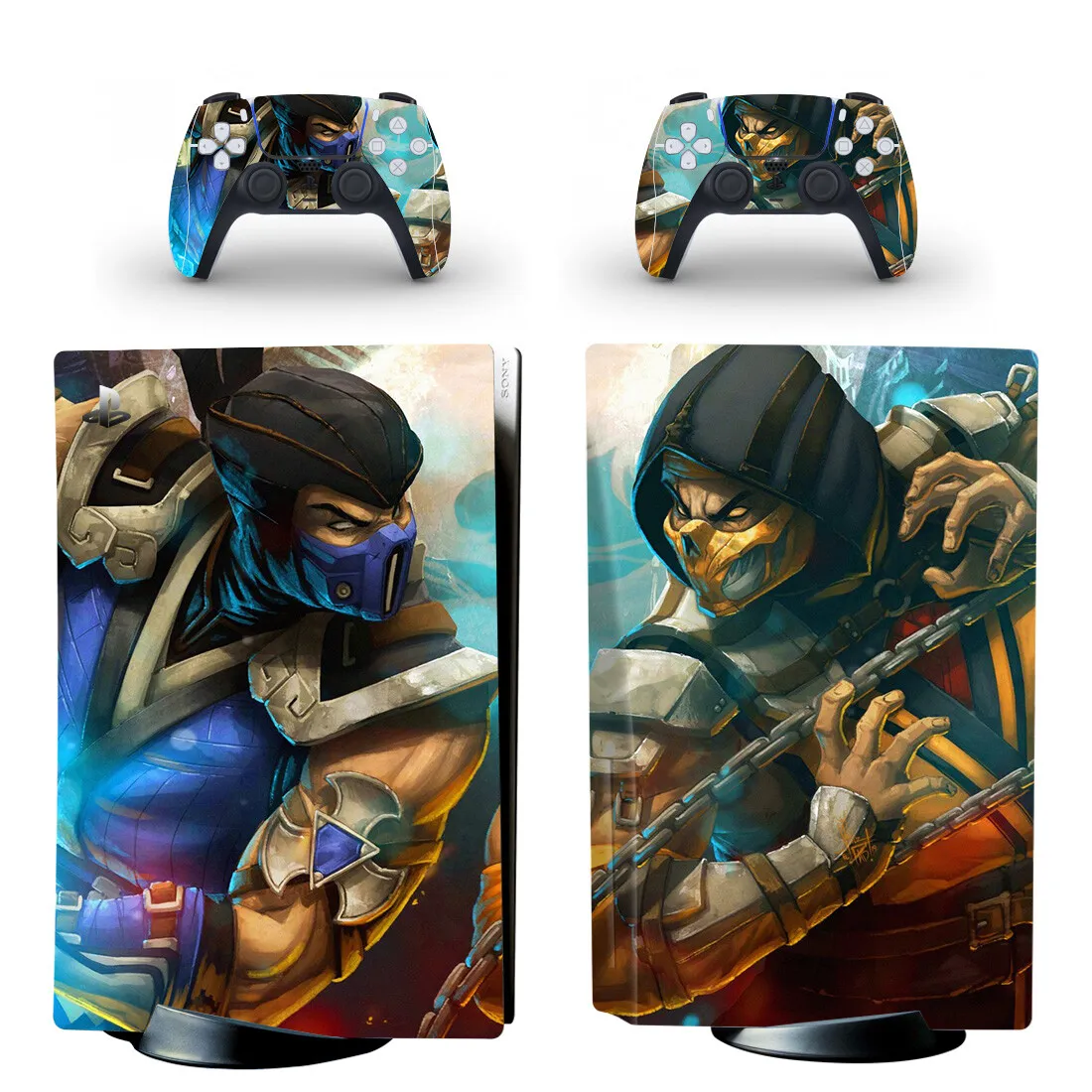 Mortal Kombat PS5 Disc Skin Sticker Protector Decal Cover For Console ...