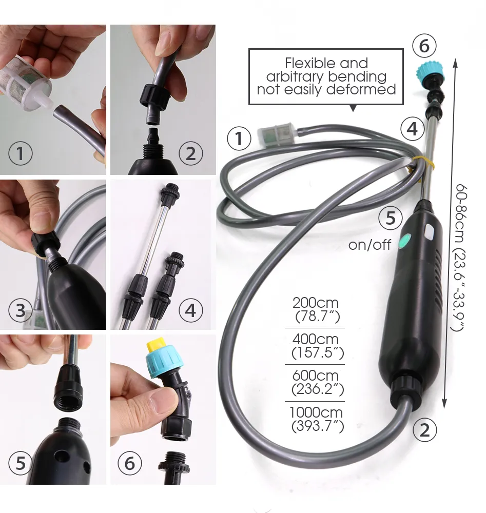 2400mAH Portable Electric Sprayer Spray Gun Livestock Automatic Cooling ...