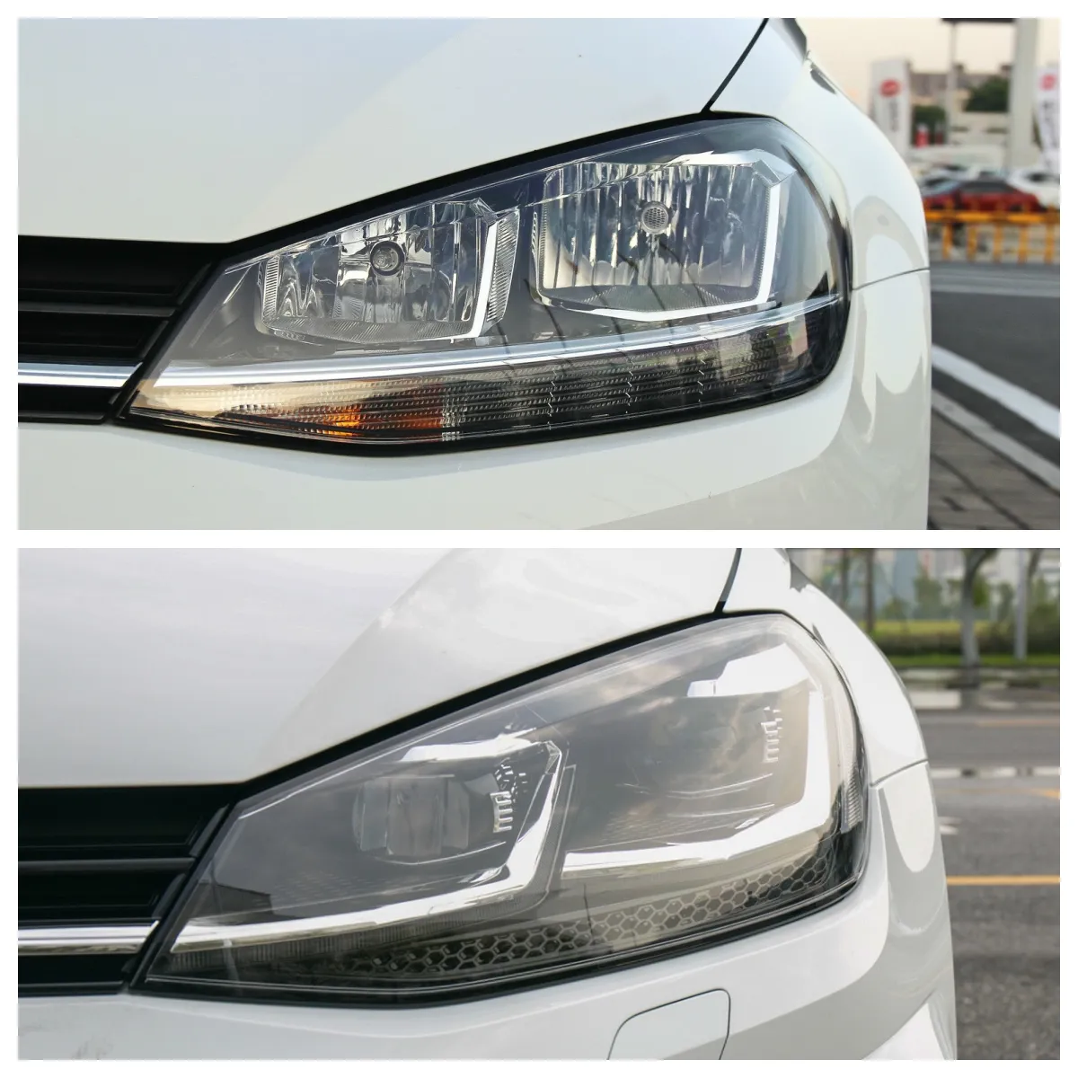DHgate.com:VW Golf 7.5 Headlight Covers (2018-2020), Halogen Lamp Lens ...