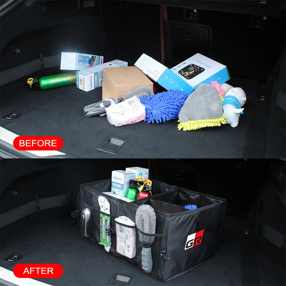 Upgraded Waterproof Car Trunk Storage Bag Organizer for Toyota GR Yaris ...