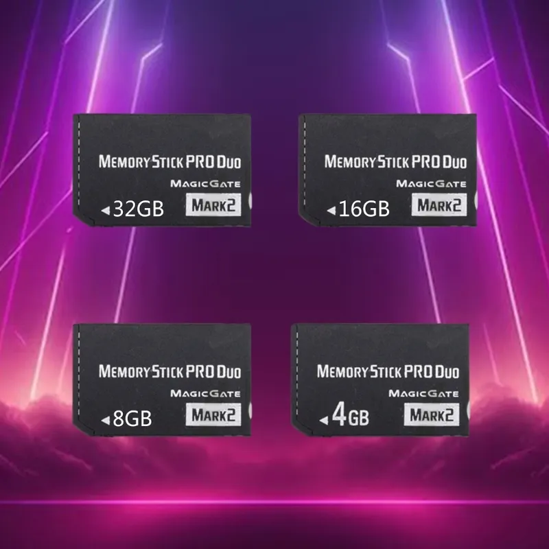 PSP Memory Cards - High-Capacity Memory Sticks for Endless Gaming 4GB ...