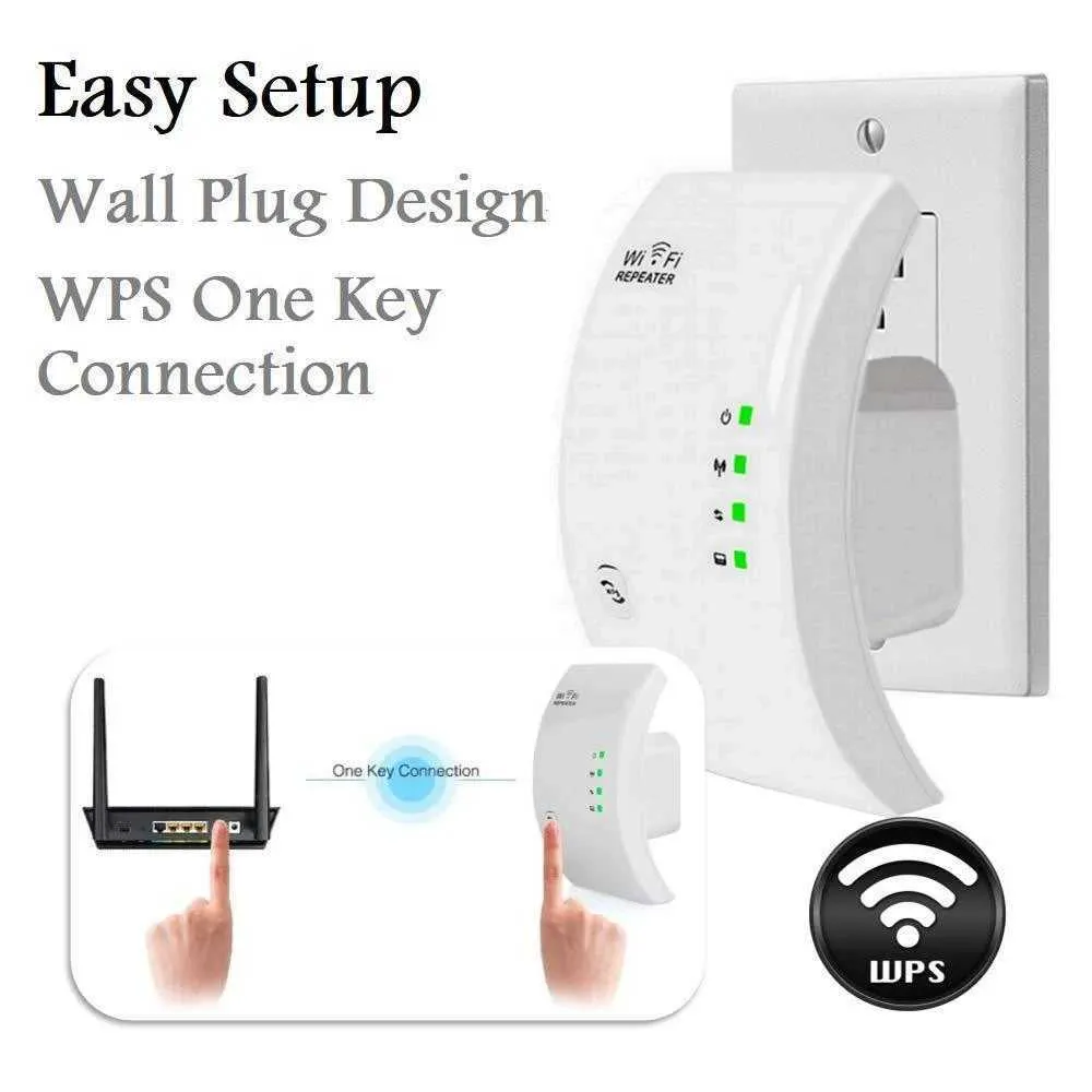 300Mbps WiFi Repeater Wifi Router Repeater With Long Range Signal ...