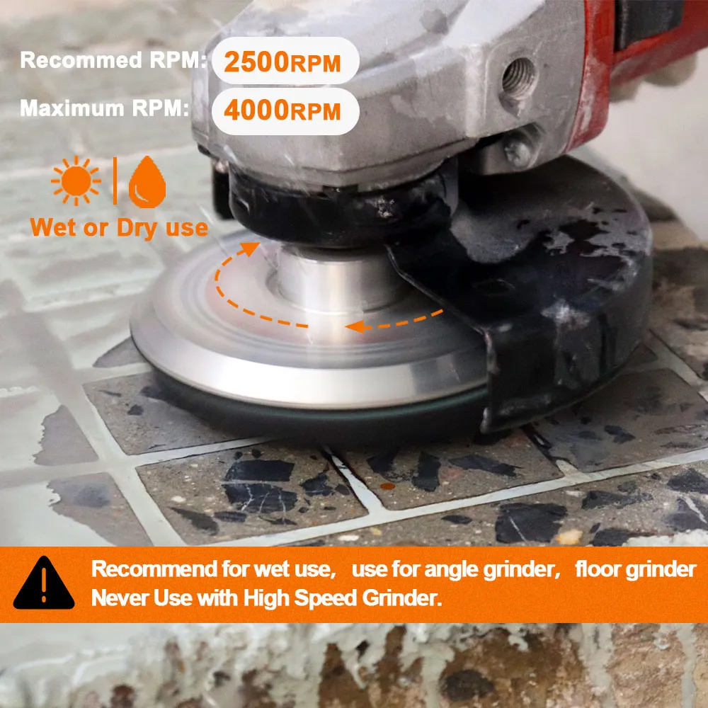 DHgate.com:100mm Diamond Sanding Discs Grit 800 - Concrete Renew Floor ...