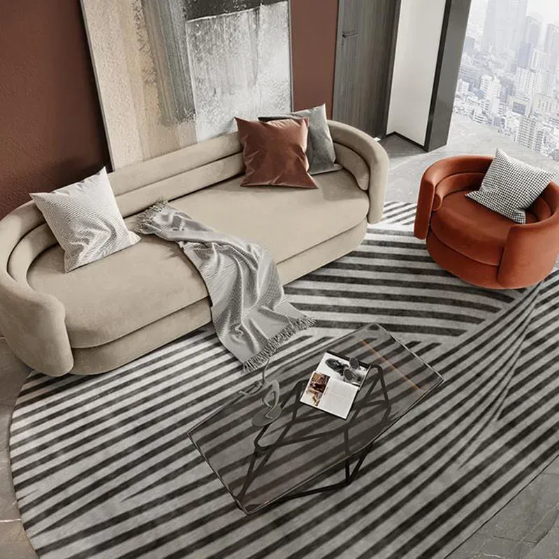 Relaxing Living Room Sofa Recliner Stretch Minimalist Modern Design ...