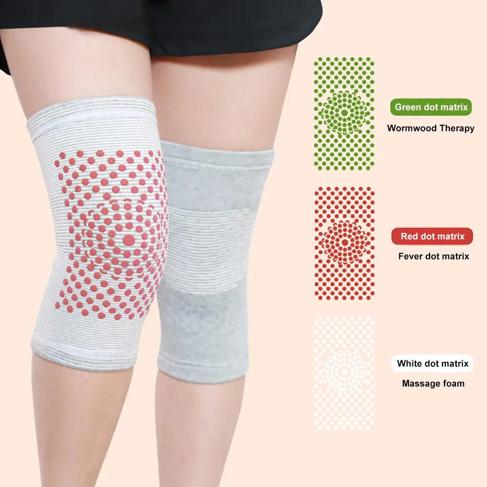 Self-Heating Knee Pads & Elbow Brace Set: Warm Knee Massager for ...