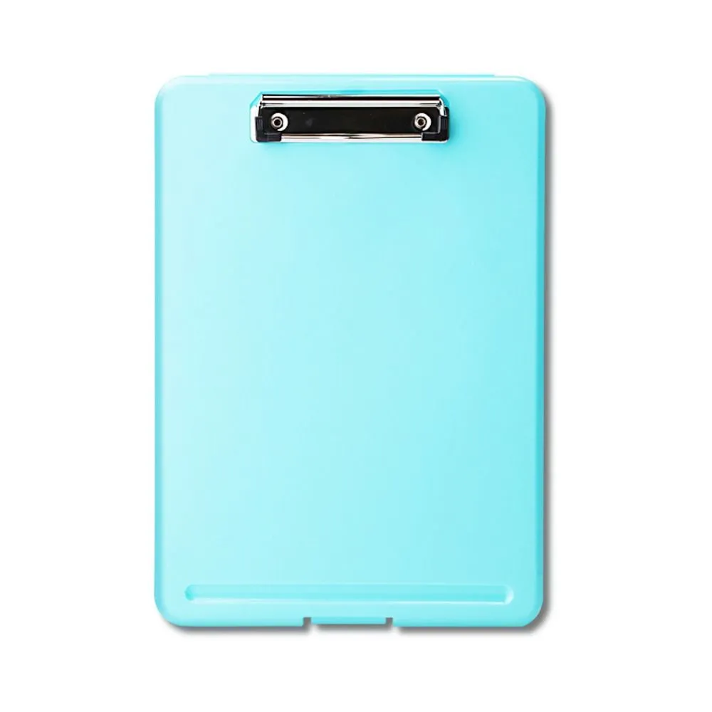 Plastic Clipboard With Storage,A4 File Folder Writing Pad Portable Memo ...