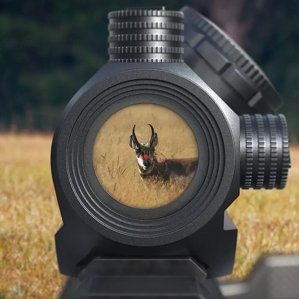 Reflex Compact Red Dot Sight Scope With 1 Inch Riser Mount For M16/AR15 ...