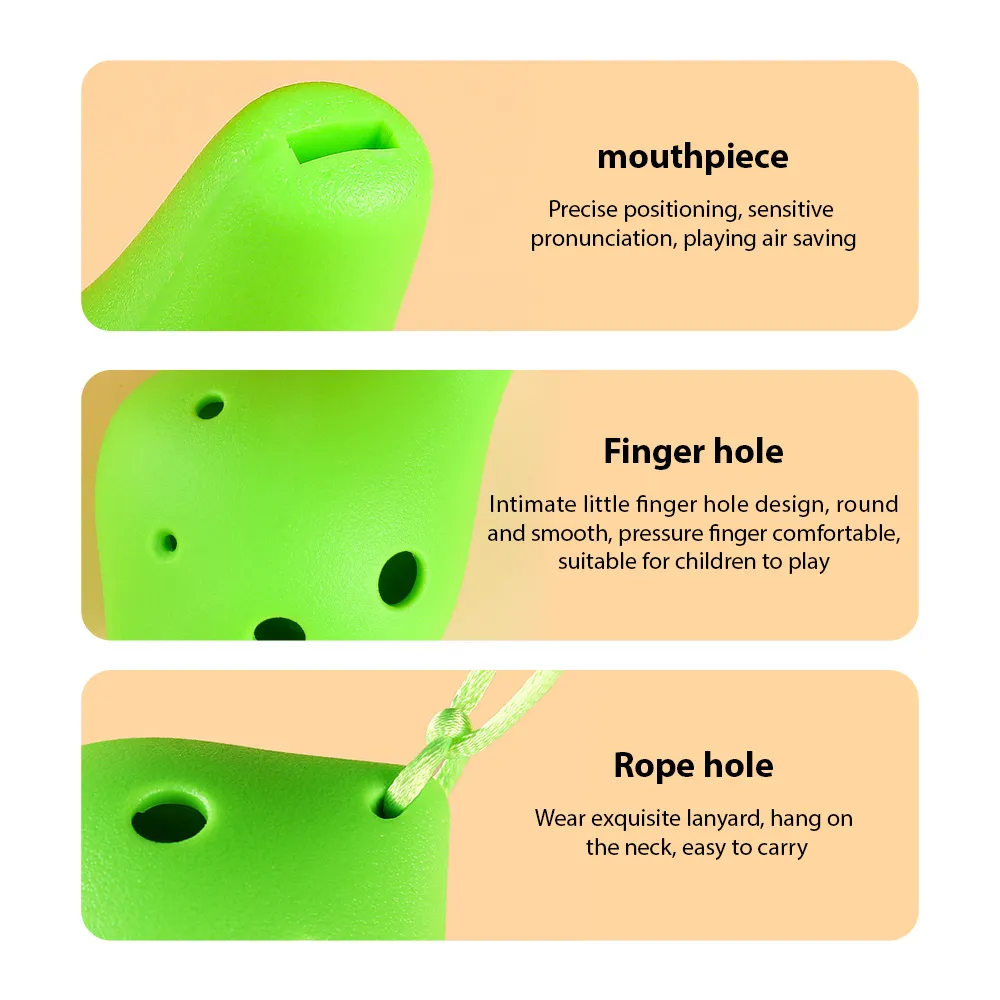 Beginner Ocarina 6 Hole Ocarina C Key Musical Instrument Professional ...