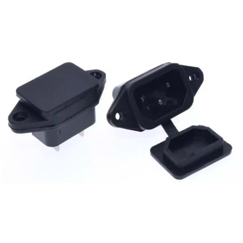 Universal Black Copper 10A 16A 250V IEC320 C13 C14 C19 C20 AC Power ...