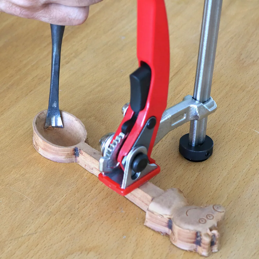 Aluminum Woodworking Desktop Quick Acting Hold Down Clamp for 19/20MM ...