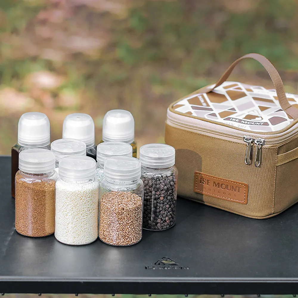 Travel Spice Kit Set - Portable Seasoning Dispenser with Shaker Lids ...