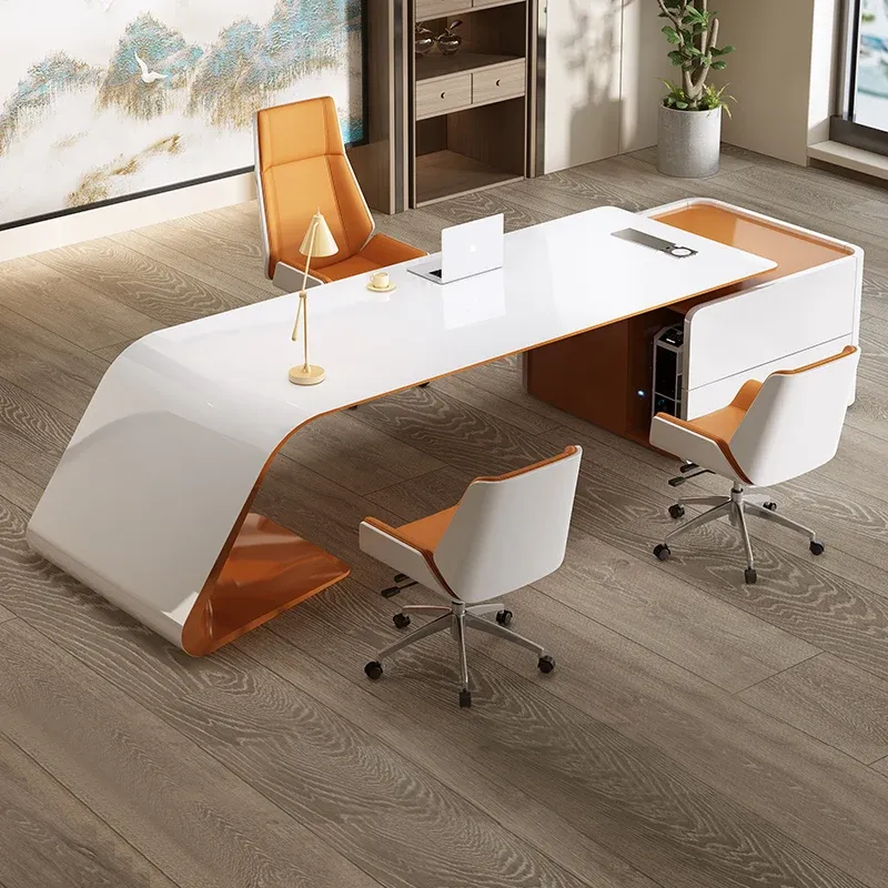 Premium Console Desk: Modern Gaming Table, Executive Office Desk with ...