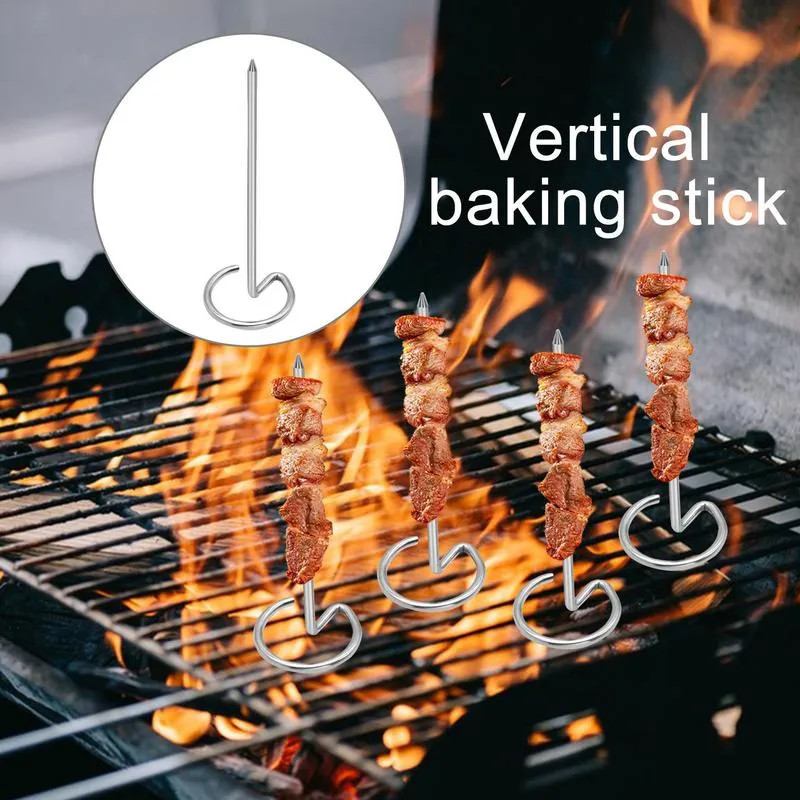 BBQ Kebab Sticks: Vertical Design For Easy Grilling, Durable Stainless ...