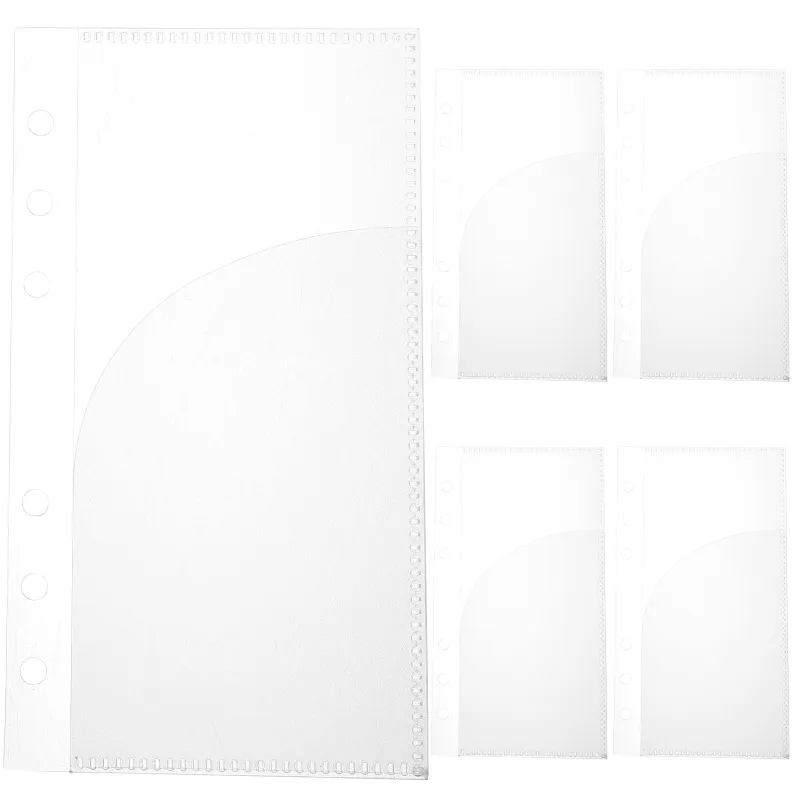 Replaceable Binder Pockets for A5 Ring Binders Loose Leaf Storage from ...