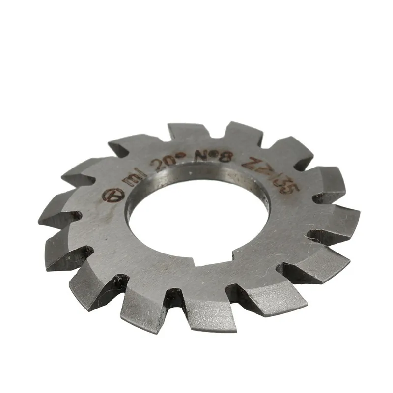 HSS Gear Milling Cutter M0.6 to M8 Modulus Disc Spur and Bevel Gear ...