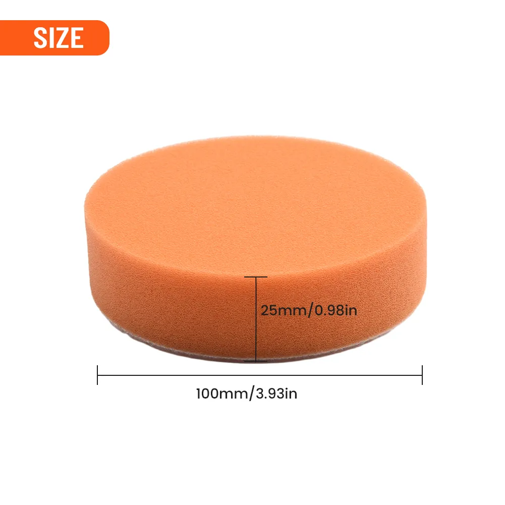 DHgate.com:2024 Upgraded4PCS 4 Inch Flat Sponge Waxing Polishing Pads ...