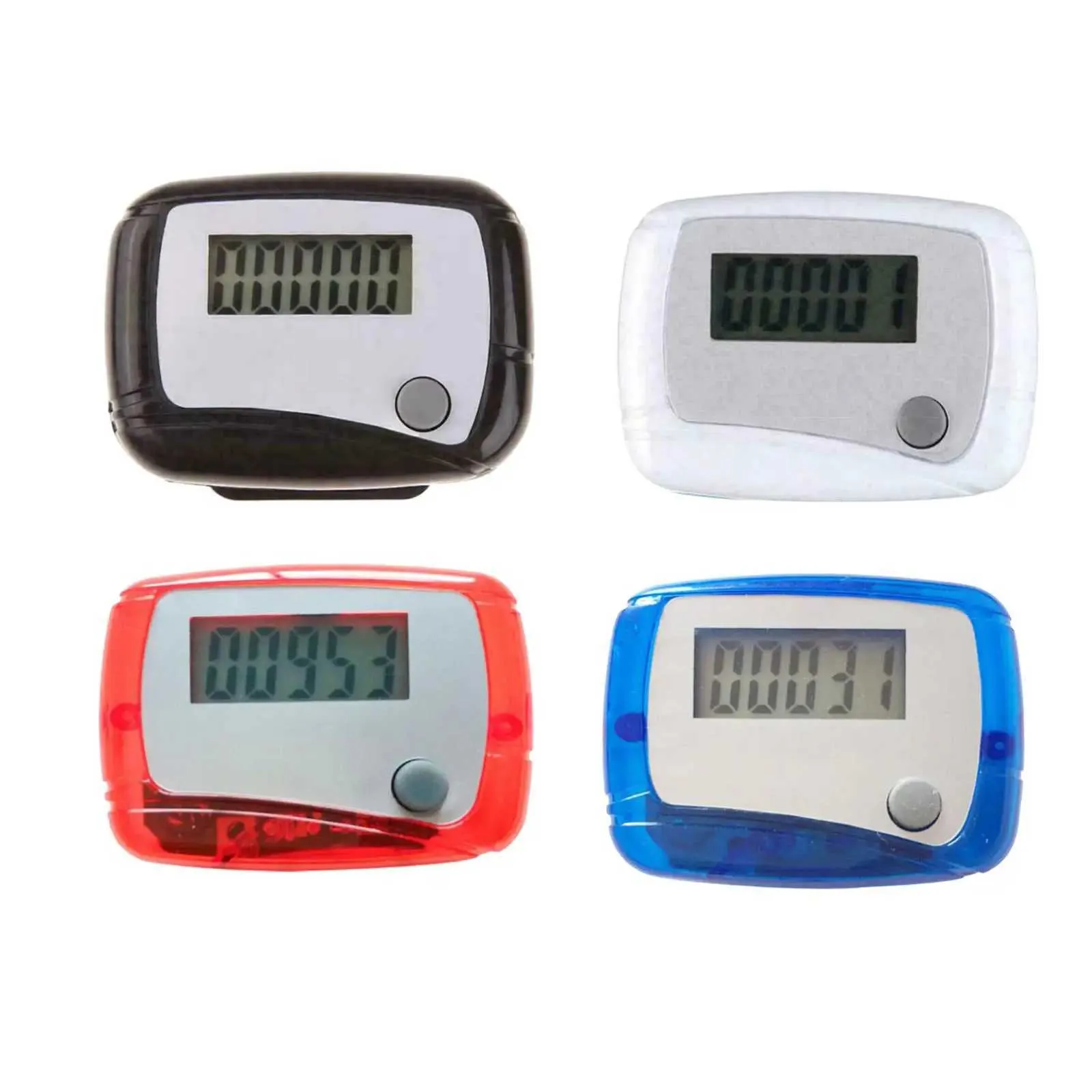 Small Pedometer Step Counter: Portable Belt Clip, Simple Wrist ...