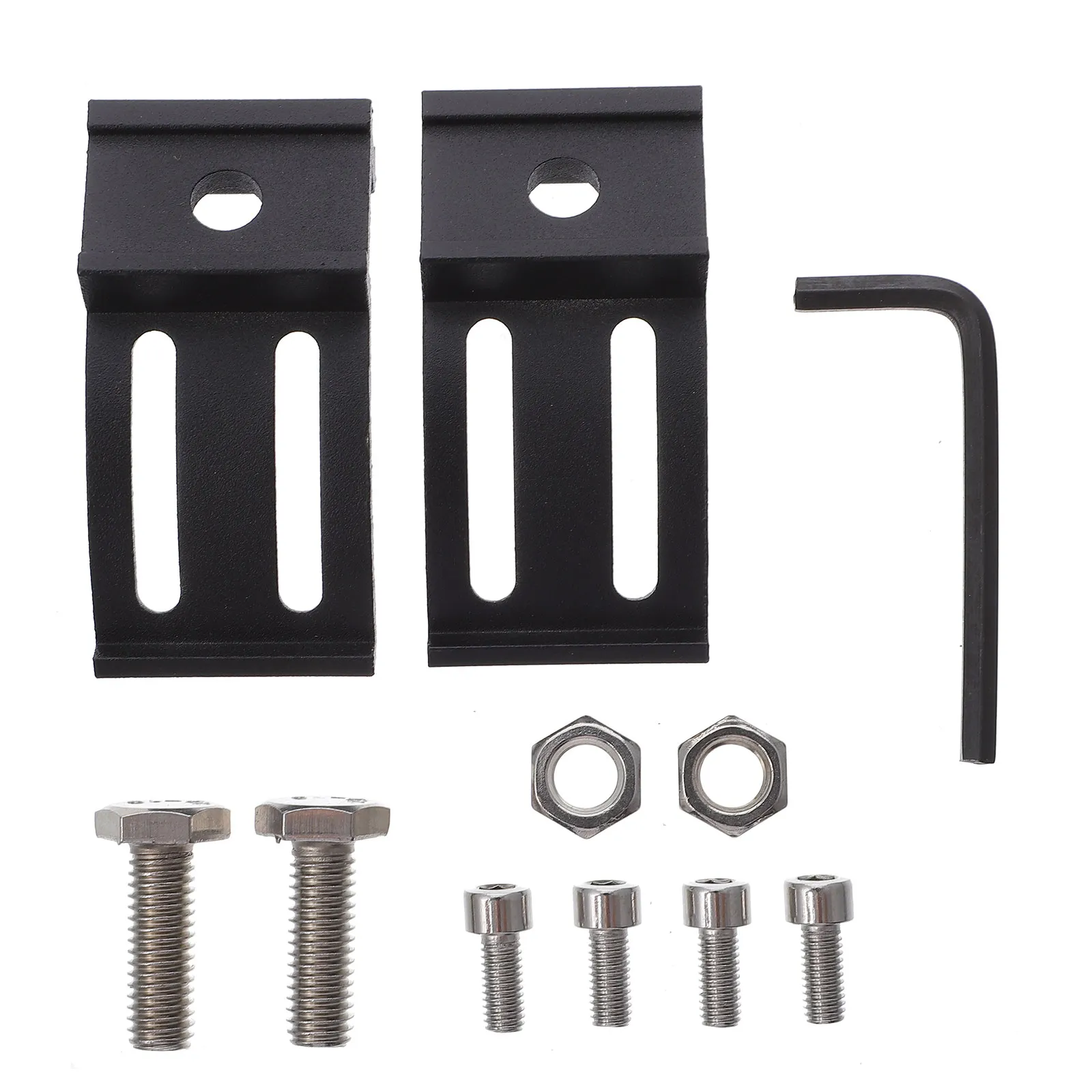 Truck LED Light Bar Base Mounting Holder: Aluminum Alloy Car Slide ...