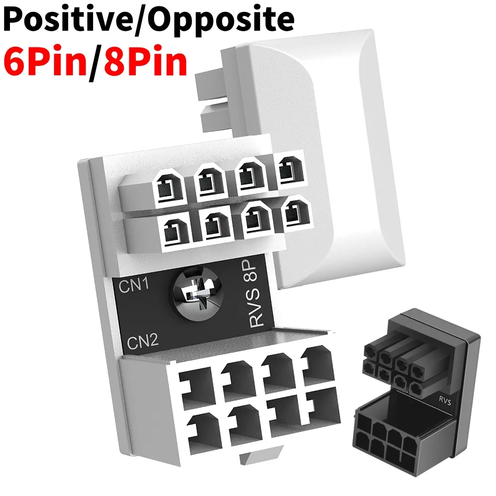 DHgate.com:180° ATX VGA PCIe 6/8-Pin Female to Male Power Adapter for ...