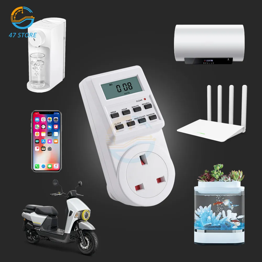 DHgate.com:International Smart Home Automation Outlet Timer: Weekly Programmable Digital ...