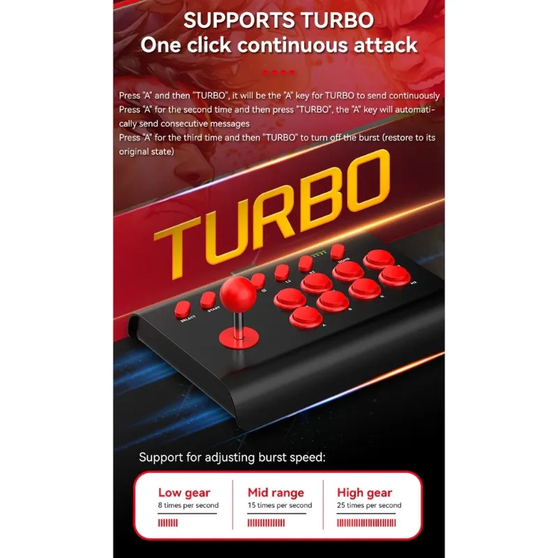 Arcade Console Joystick Control Device: Precision Game Fighting ...