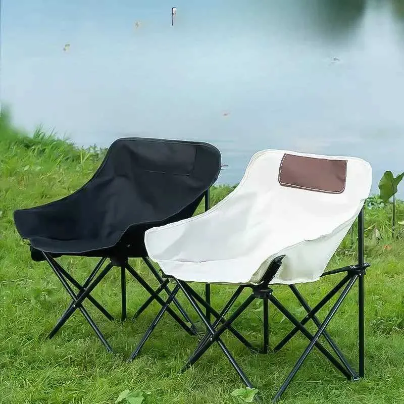 Moon Chair Foldable Portable Outdoor Camping Chair Lightweight Picnic ...