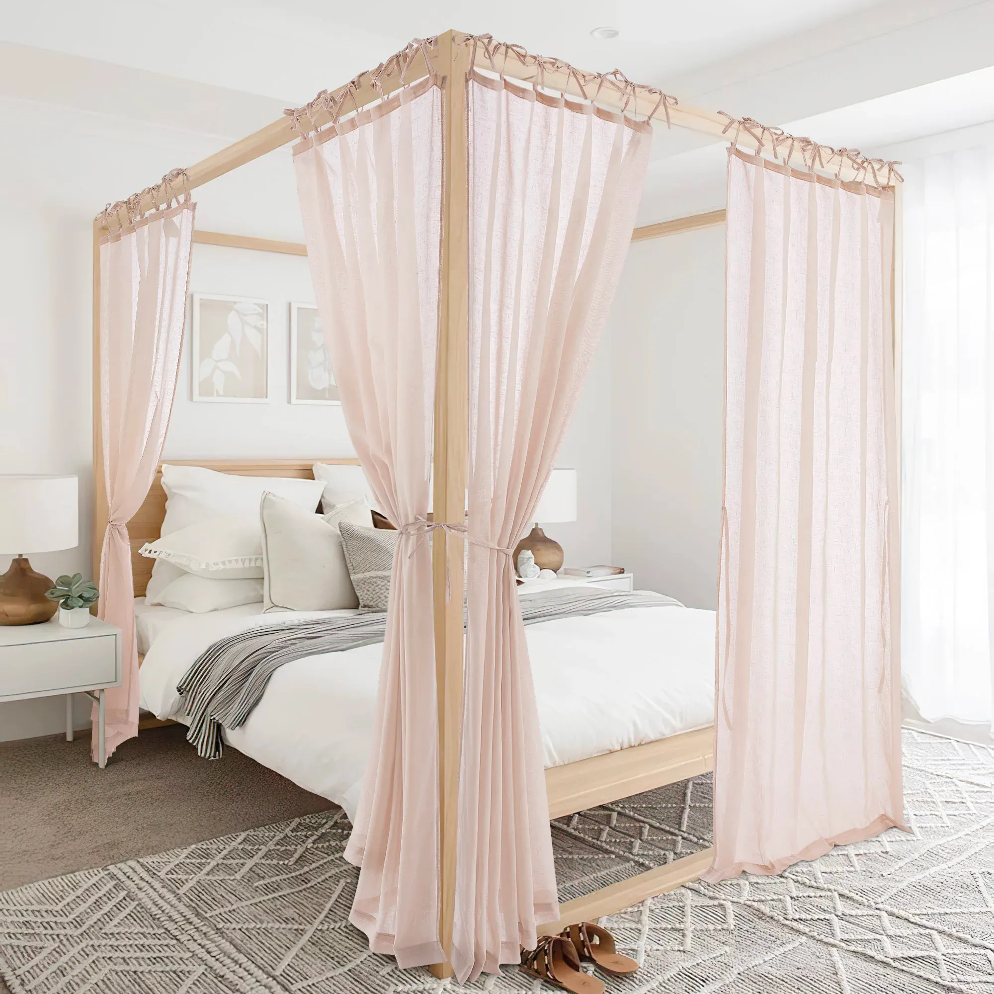 Sheer Bedroom Curtains: Elegant Window Drapes for Canopy Beds - Shop Now! from Dhgate Mosquito ...