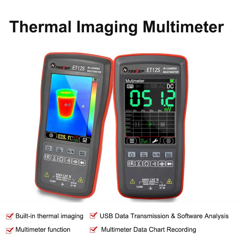 DHgate.com:ET11S ET12S 2-in-1 Digital Thermal Imager Multimeter ...