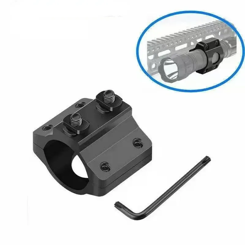 25.4mm MLOK Tactical fenix flashlight Ring Fixture with Aluminum Alloy ...