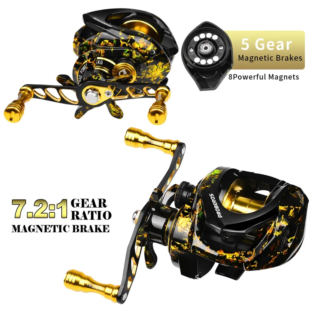 Ultralight Metal Spool Tatula Elite Reel 3+1BB, 7.2:1 Gear Ratio, 8KG Max Drag Ideal For Sea ...