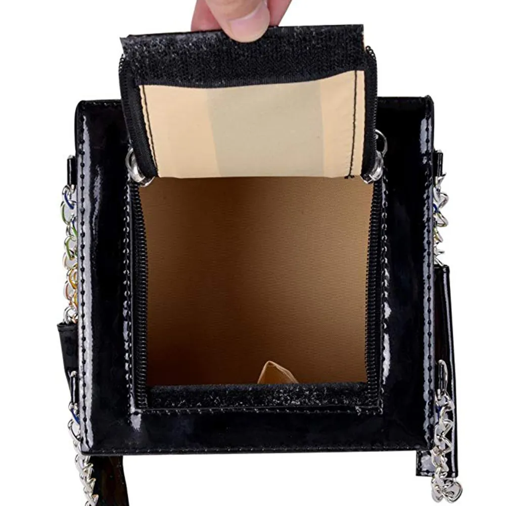 Chic Cubic Handbag: Premium PU Leather, Designer Chains, Versatile ...