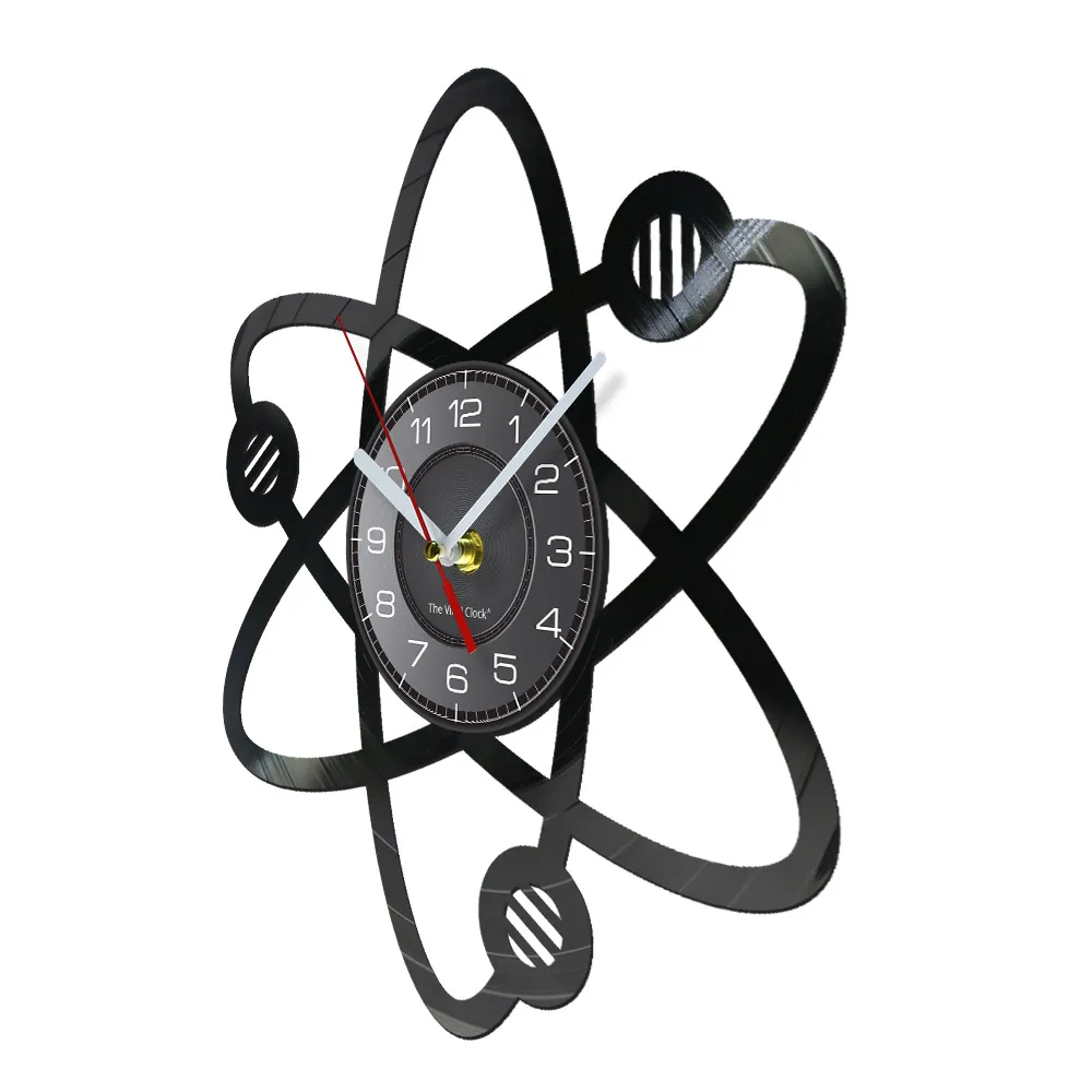 Science Lab Vinyl Record Clock - Unique Chemistry Wall Decor, Atom ...