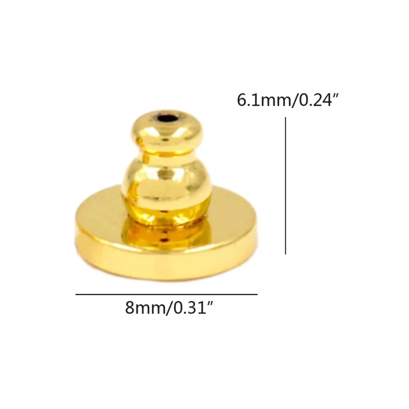 Big Earring Lifters Versatile Hypoallergenic Ear Nut Stoppers for ...